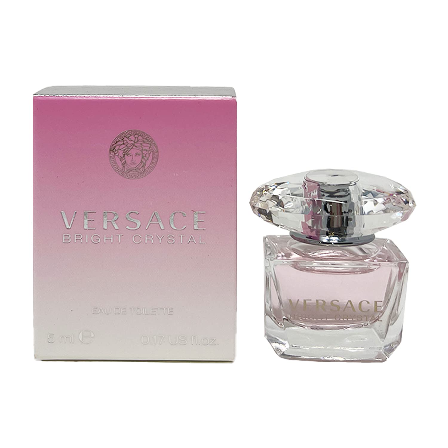 BRIGHT CRYSTAL by Versace 0.17 oz EDT SPLASH NEW in Box for Women