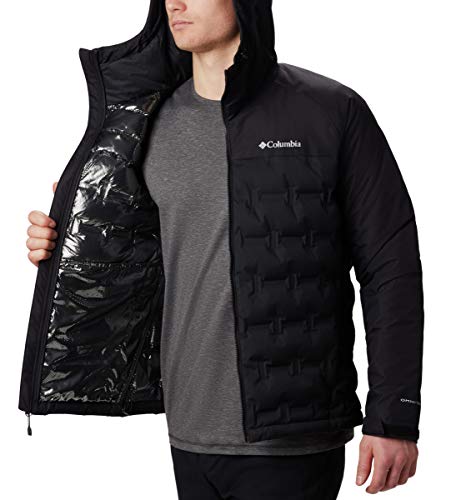 Columbia Men's Grand Trek Down Jacket, Black, Medium