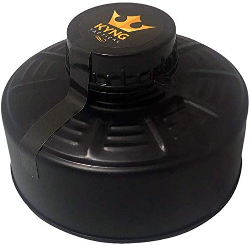 KYNG Tactical 40mm Mask Filter- Emergency Preparedness, Industrial Use, Painting, Welding Prep, Halloween Mask, Upgraded Premium Black 40mm Filter, Sealed