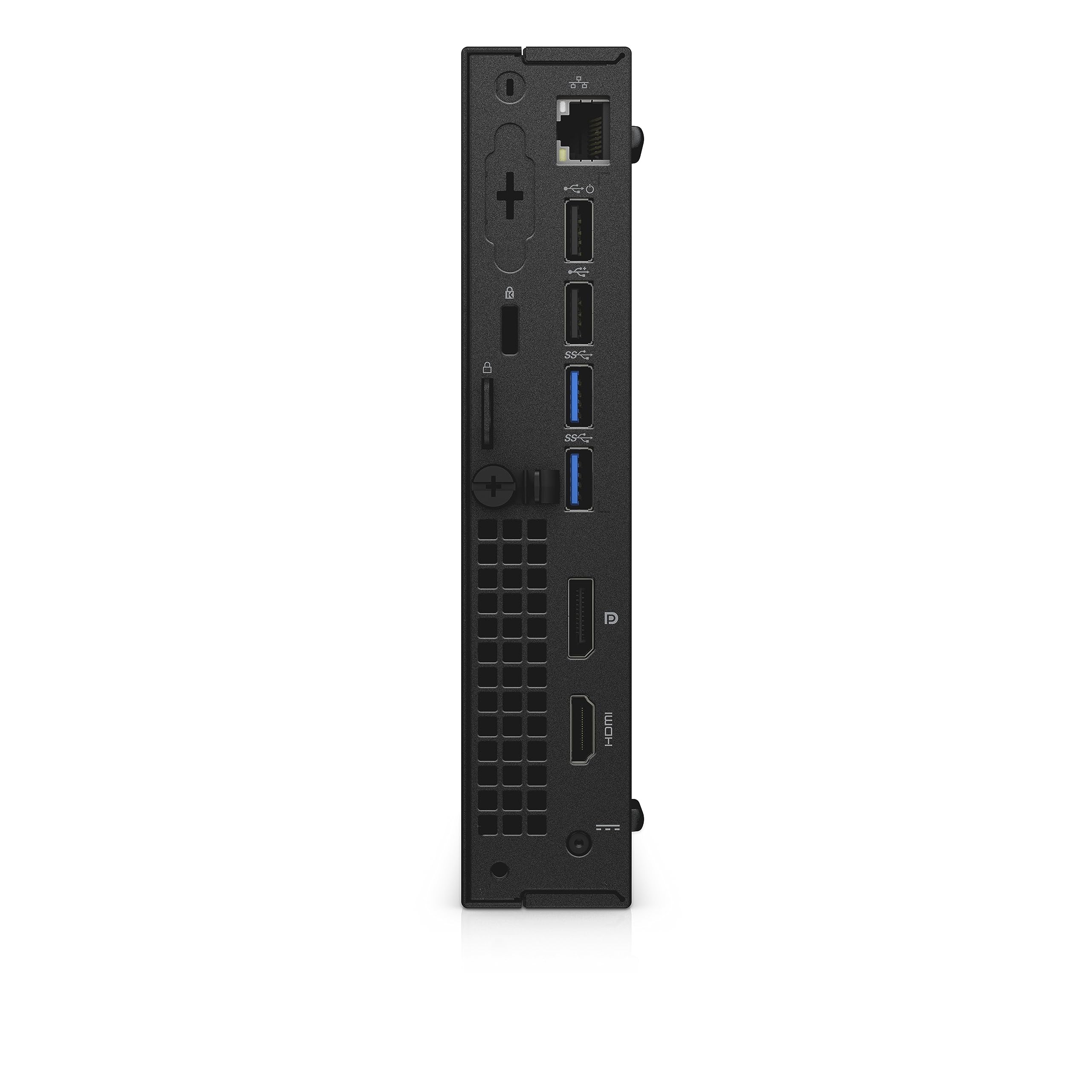 Dell D4XXF OptiPlex 3040 MFF Micro Desktop (Intel Core i3-6100T, 4GB 1600MHz DDR3 RAM, 128GB SSD, Windows 10 Pro, Black)