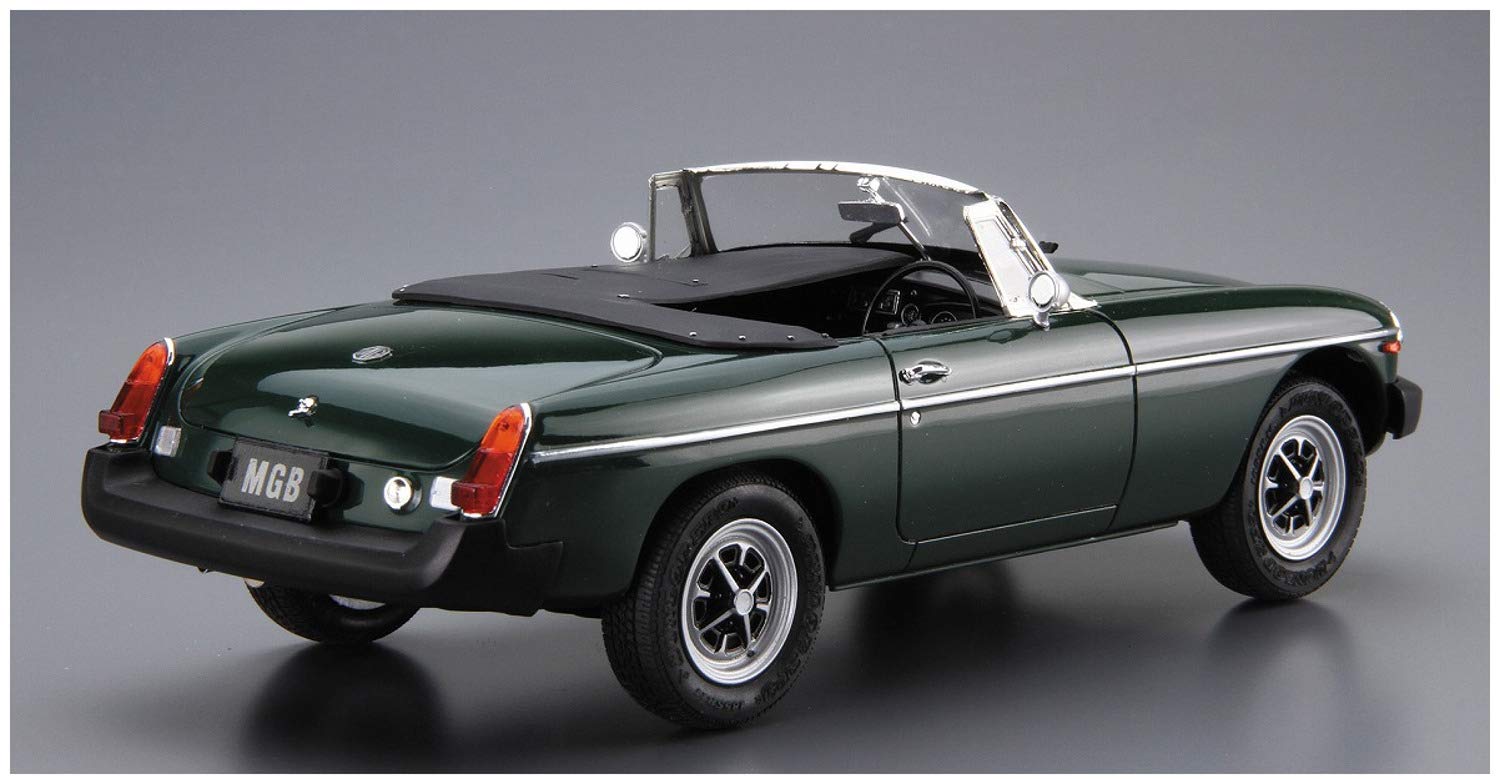 Aoshima Bunka Kyozai 1/24 The Model Car Series No.102 BLMC G/HN5D MG-B MK-3 1974 Plastic Model