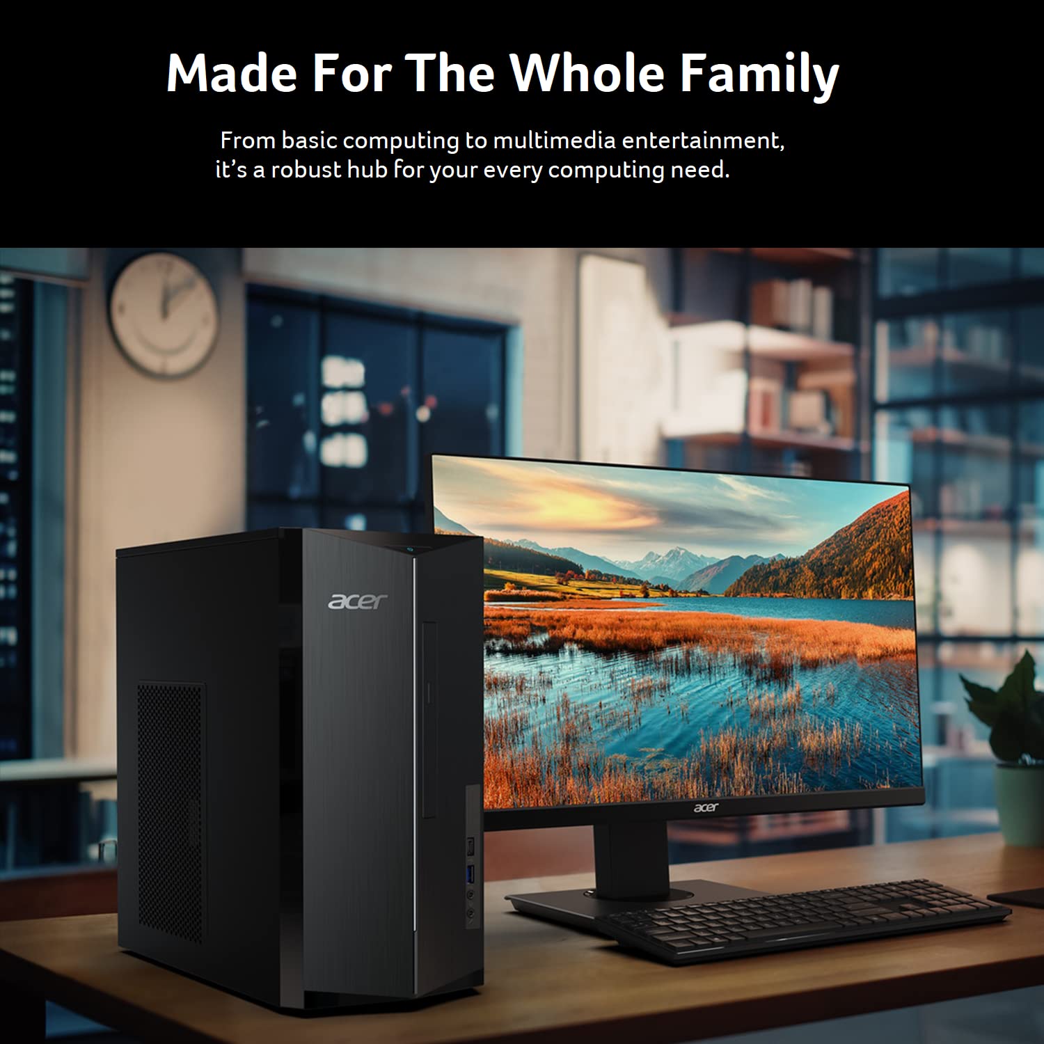 Acer Aspire TC-1760-UR12 Desktop | 12th Gen Intel Core i7-12700 12-Core Processor | 16GB 3200MHz DDR4 | 512GB SSD | 1TB HDD | 8X DVD | Intel Wireless Wi-Fi 6E AX211 | Bluetooth 5.2 | Windows 11 Pro