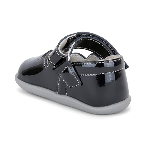 See Kai Run - Susie Mary Jane Shoe for Infants, Black Patent, Infant 5