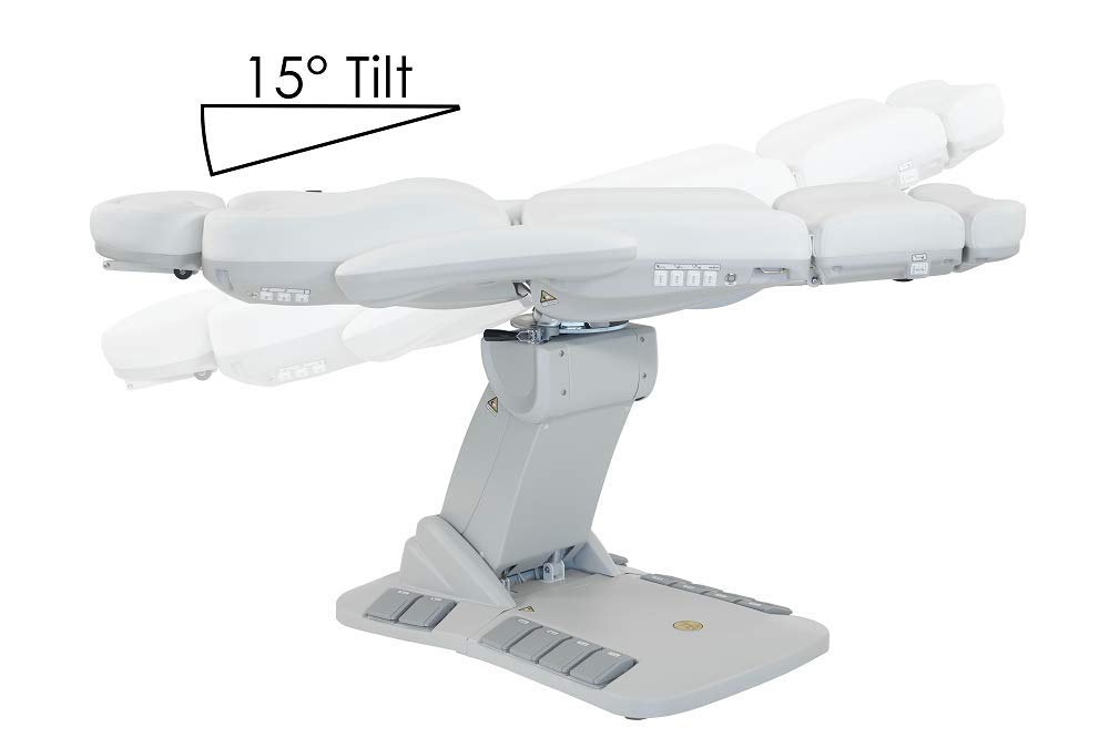 SKINACT Palma Electric Medical Spa Treatment Table (White)