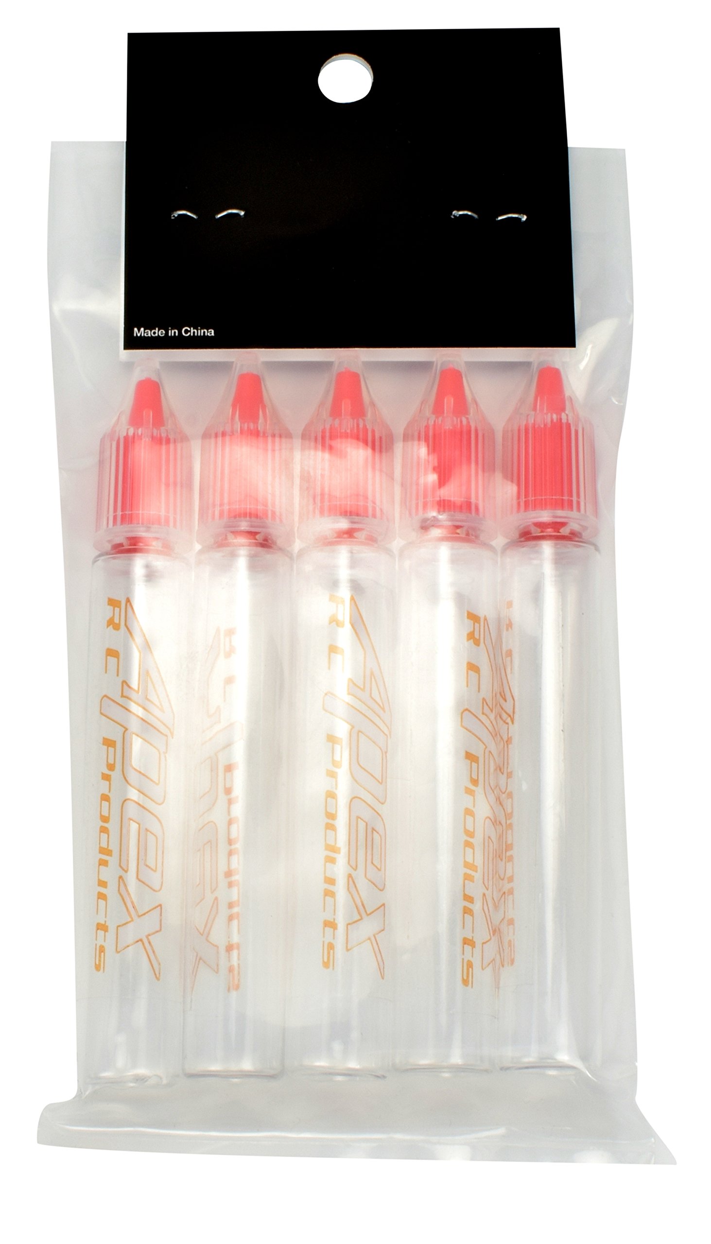 Apex RC Products 15ml / .5oz Oil/Fluid Dropper Plastic Bottle Applicator - 5 Pack 2100