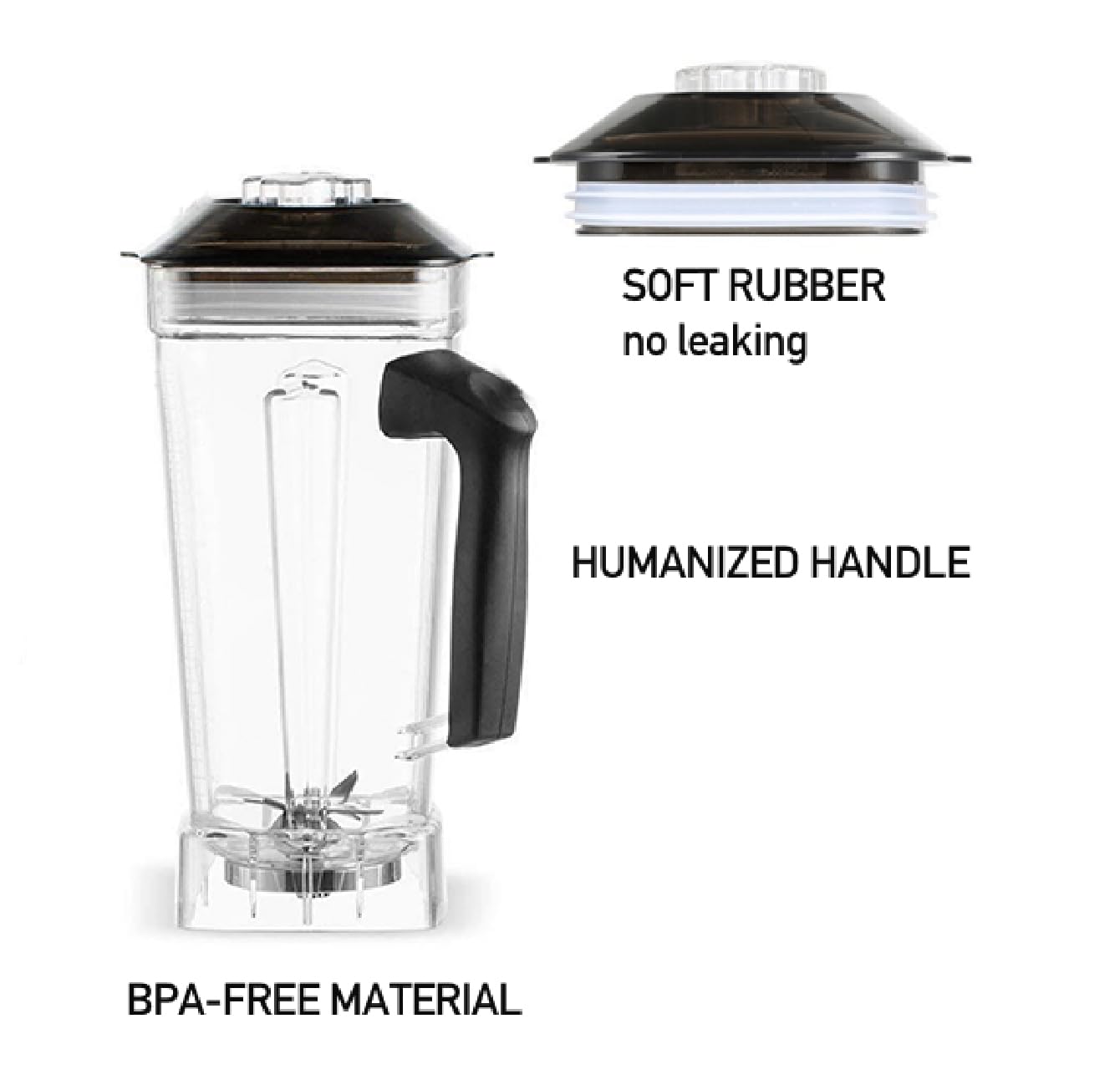 Smoothie Blender, Countertop Mixer for Shakes and Smoothies with Timer Speed Control, Tamper, 67oz Professional BPA-free Grinder Juicer for Crushing Ice, Nuts, Meat, Self-cleaning