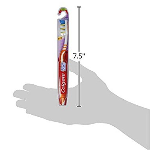 Colgate Wave ZigZag Toothbrush, Medium (Colors Vary)