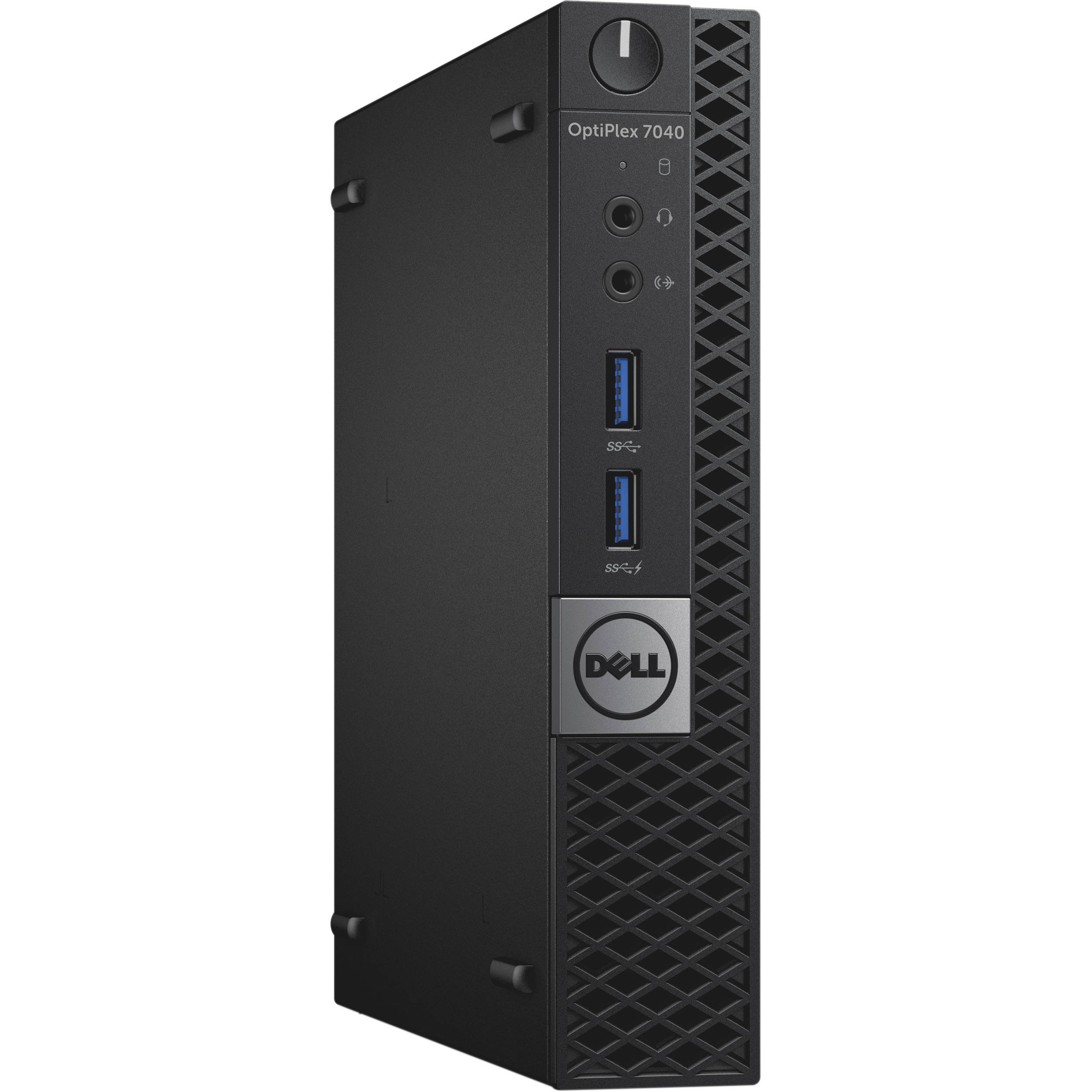 Dell Optiplex 7040 Micro Tower, Intel Core 6th Generation i7-6700T, 8 GB Memory, 128 GB SSD, Intel Dual Band Wireless 8260, Windows 10 Pro (Renewed)
