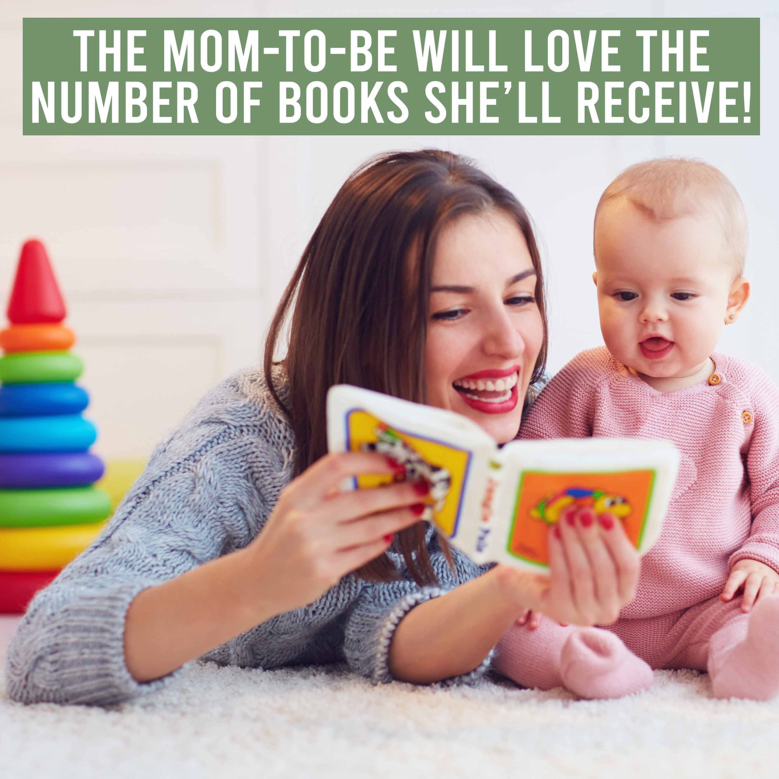 Hadley Designs - Books for Baby Shower Request Cards - Bring A Book Instead of A Card - 25 Pieces