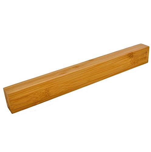 Green Direct 16 inch Magnetic Knife Holder, Use as A Wood Knife Storage Bar, Utensil Holder, Tool Holder, Art Supply Organizer & Kitchen Organizer