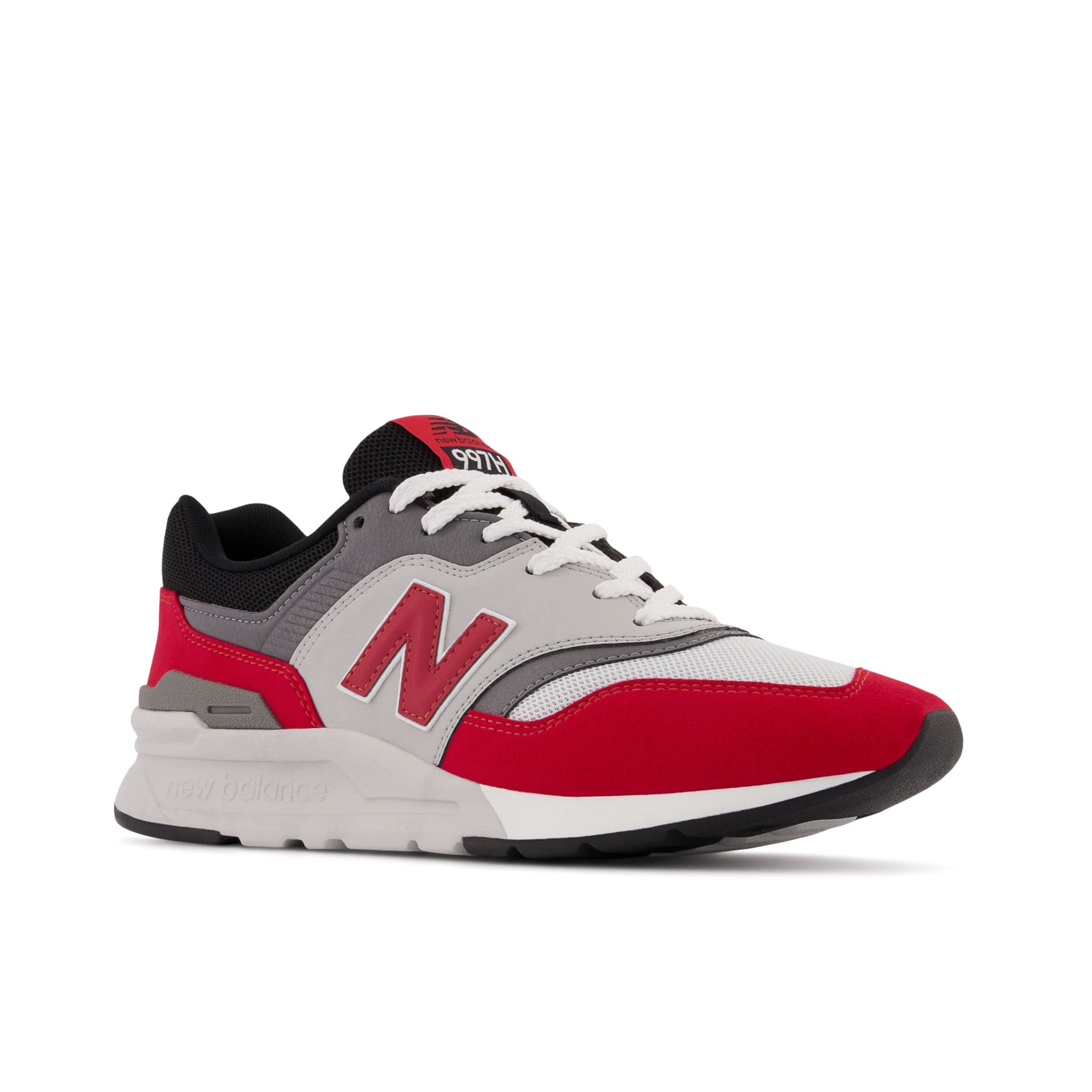 New Balance Men's 997H V1 Lifestyle Sneaker, Team Red/Black, 12