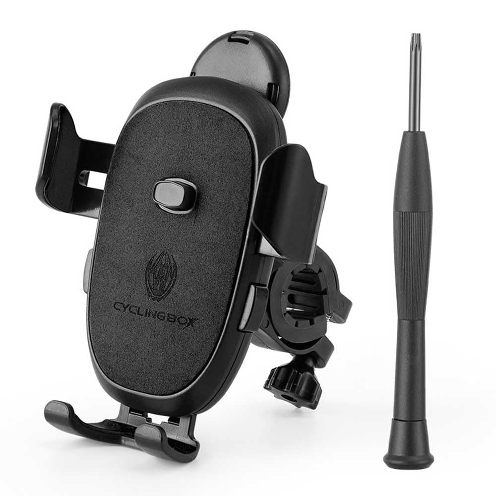 Airtag Bike Mount Hidden, Bike GPS Tracker, Anti-Theft Airtag Case, One-Touch Automatically Lock & Quick Release Bicycle and Motorcycle Handlebar Phone Mount Holder