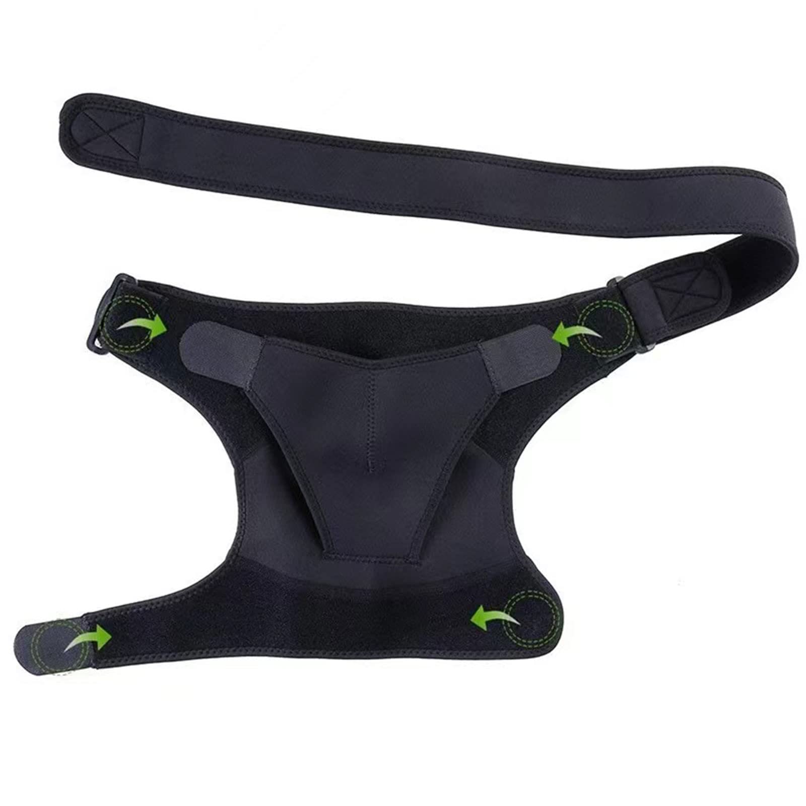 Adjustable Shoulder Brace-Rotator Cuff Support Brace, Shoulder Brace for Torn Rotator Cuff, Suitable for Rotator Cuff Injury, Shoulder Surgery, Swelling, Tendinitis, Frozen Shoulder, Biceps Tear