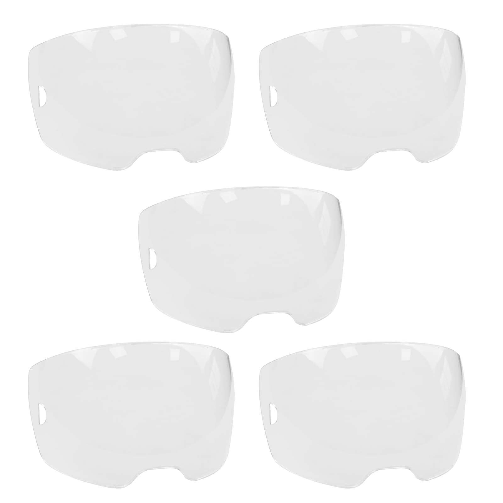 5 PACK 0700000802 Clear Front Cover Lens, Clear Polycarbonate Outside Cover Lens, 3.93" x 2.36" Viewing Lens, A50 Welding Helmet Cover Lens, Compatible with ESAB 0700000800 Sentinel A50 Welding Helmet
