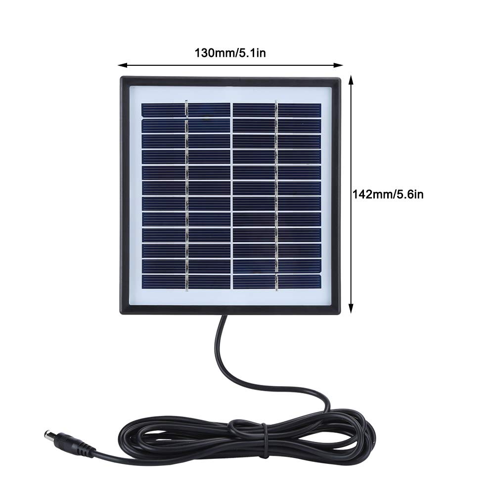 4pcs 12v 2W Mini Solar Panel,Outdoor Small Solar Panels for Solar Battery Charger DIY Solar Syatem Kits