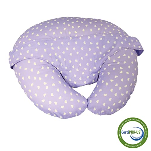 Comfyt Nursing Pillow Multifunctional Supporting for Mothers Best Breastfeeding Pillow Gifts for Mom Registry Must Have Removable Washable Cotton Cover