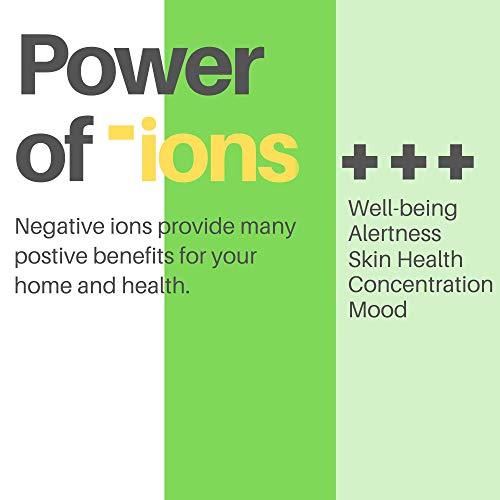 IonPacific ionMi, 2-1 Stationary & Wearable Negative Ionizer Travel Purifier with Highest Output - Up to 20 Million Negative Ions/Sec, USB Rechargeable, Eliminates: Pollutants, Allergens, Mold, Germs