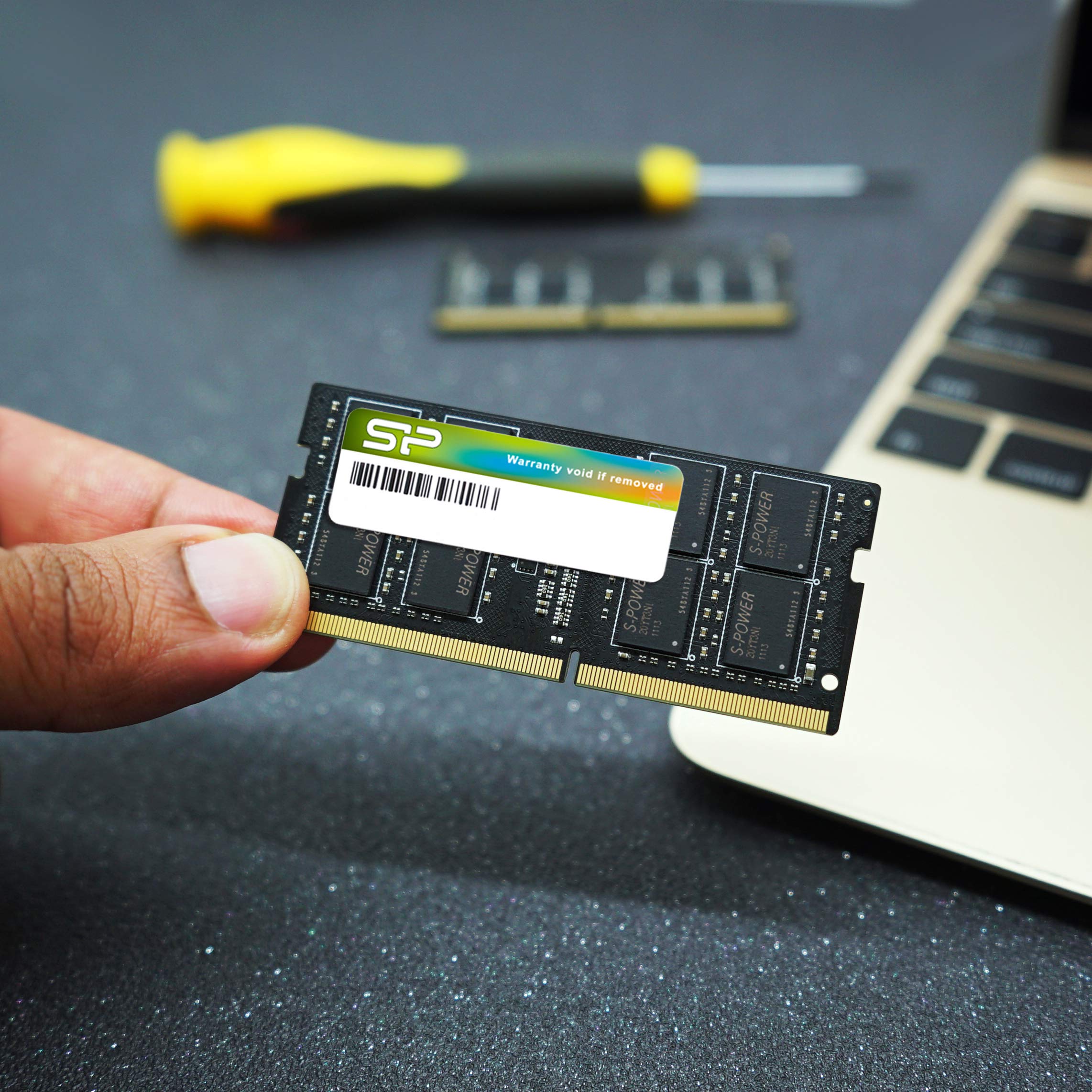 Silicon Power DDR4 16GB 3200MHz (PC4-25600) CL22 SODIMM 260-Pin 1.2V Non-ECC Laptop RAM Notebook Computer Memory SU016GBSFU320F02AB