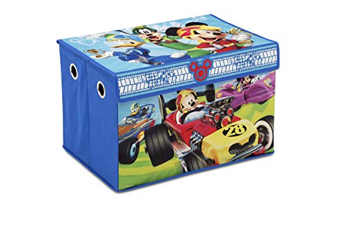 Delta Children 4-Piece Kids Furniture Set (2 Chairs and Table Set & Fabric Toy Box), Disney Mickey Mouse