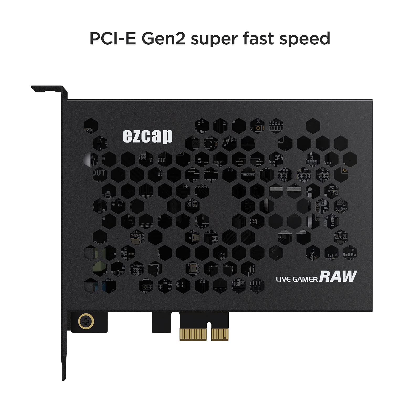 MYPIN Game Capture Card, HDMI PCI-E 4K 30fps Record & Live Stream from Gaming Systems, Camcorders, DSLRs,Support Zero Delay HDMI Loop-Out