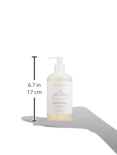 Common Good, Plant-Based with Pure Essential Oil Scents, Biodegradable Formula, No Parabens or Sulfates hand soap, 12 FZ, White, Fl Oz (Model: ED01HAND12B)