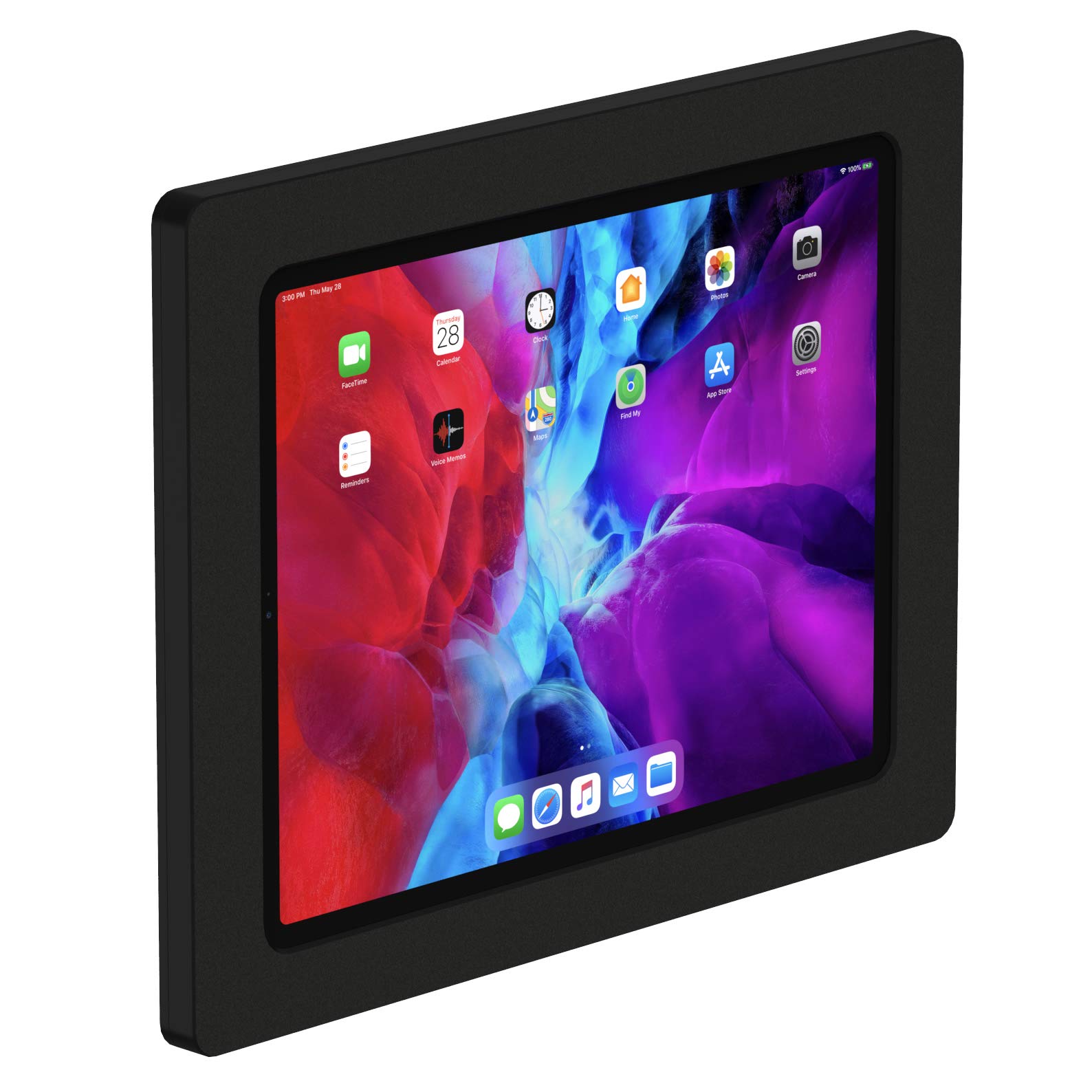 VidaMount Black Exposed Rear Camera VESA Enclosure Compatible with iPad Air 13" (M2) & iPad Pro 12.9" (4/5/6 Gen)