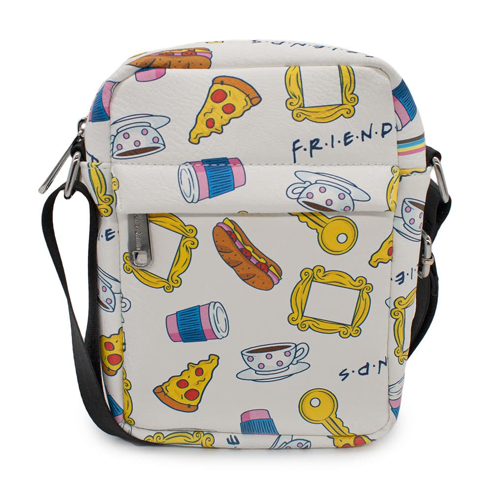 Buckle Down Friends Bag, Crossbody, Television Show Icons, Vegan Leather