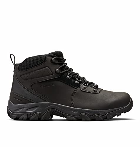 Columbia mens Newton Ridge Plus Ii Waterproof Hiking Boot, Black/Black, 9.5 US
