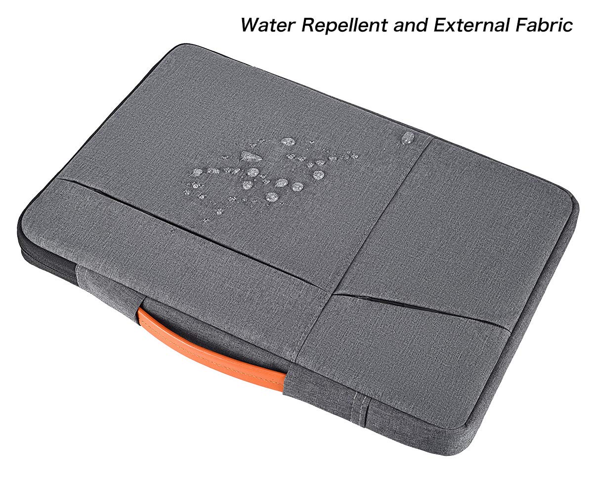 Waterproof Drawing Tablet Sleeve Case Compatible with Huion KAMVAS Pro 16, Wacom Cintiq Pro 16/ Cintiq 16/Intuos Pro Large PTH860, Space Grey