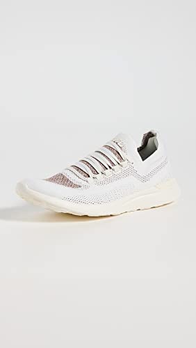 APL: Athletic Propulsion Labs Women's Techloom Breeze Sneakers, Ivory/Tan/Chocolate, 7.5 Medium US