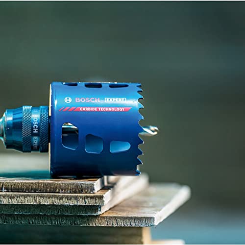 Bosch Professional 14x Expert Tough Material Hole Saw Set (Ø 20-76 mm, Accessories Rotary Impact Drill)