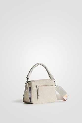 Desigual woMens Casual Hand Bag, White, U US