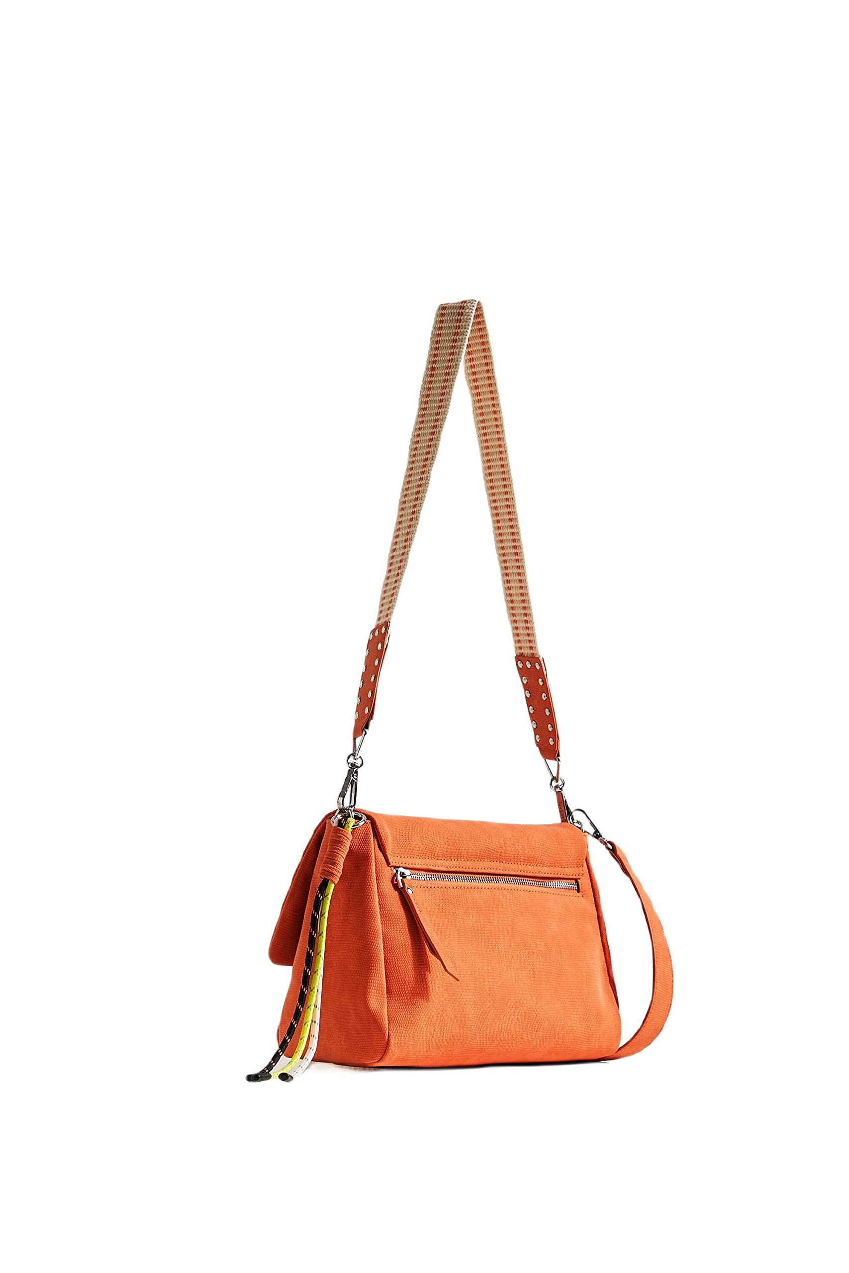 Desigual woMens Casual Across Body Bag, Orange, U US
