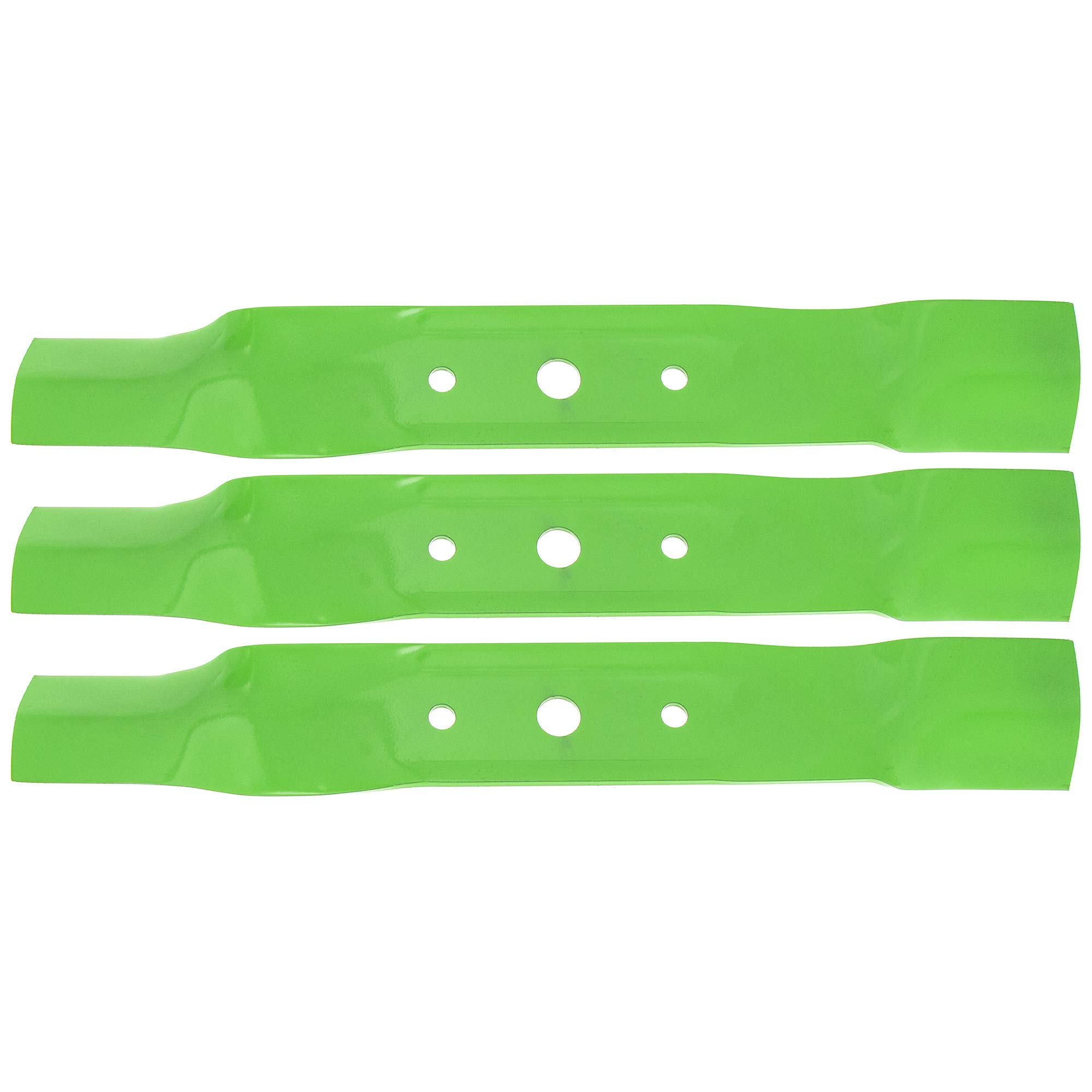 8TEN LawnRAZOR Blade Set for John Deere GX20250 GY20568 48 inch Mower Deck L120 L130 1948 2148 Scotts L2048 (High Lift)