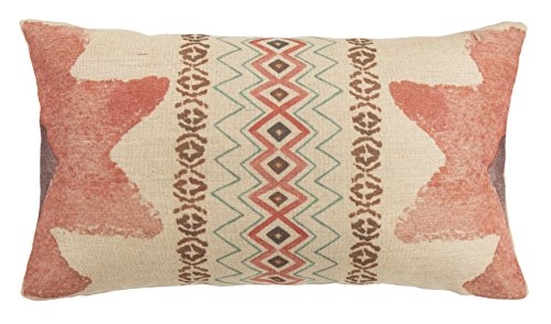 H HIEND ACCENTS Burlap PK Star End Pillow, 11x19