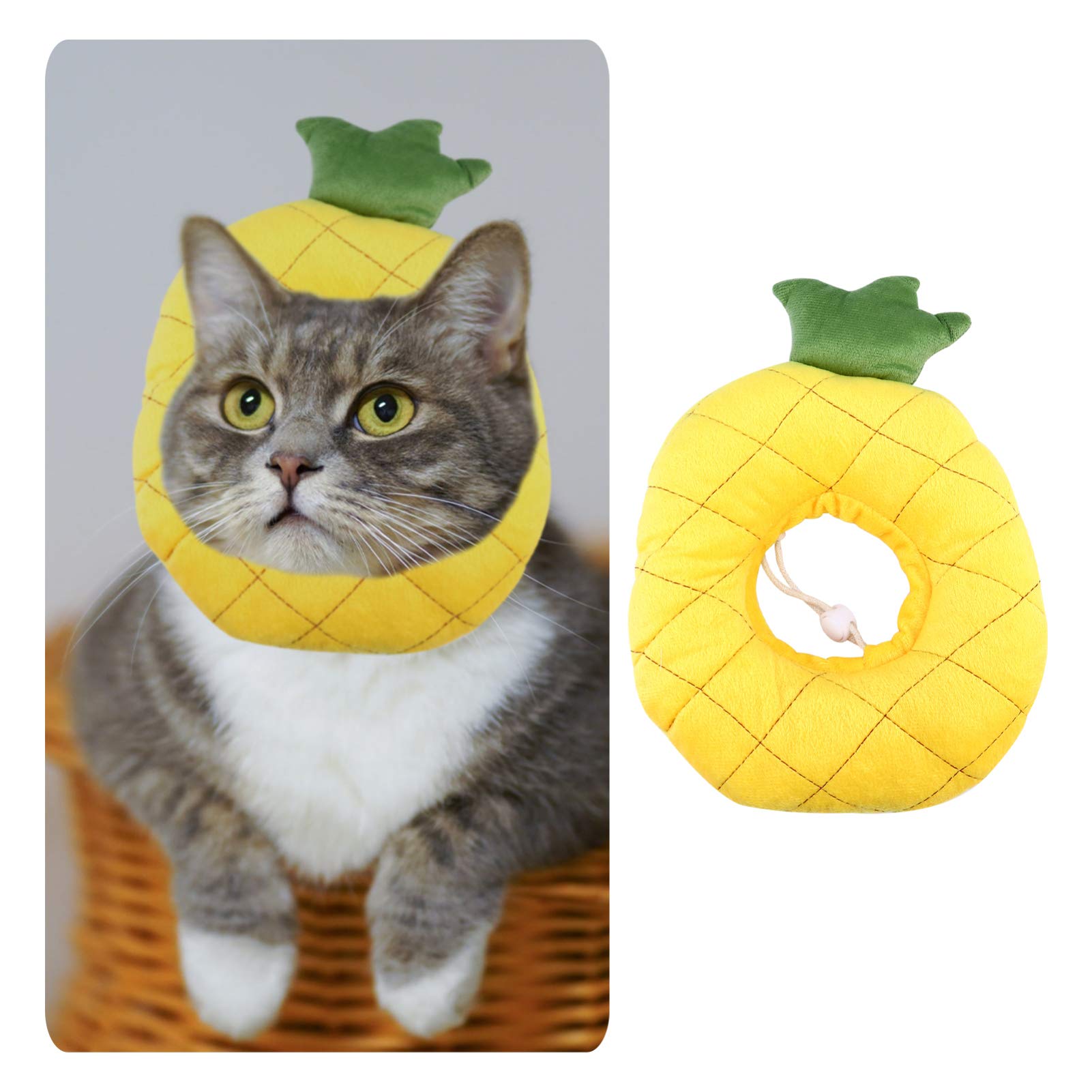 balacoo Elizabeth Circle Cat Healing Collar Small Puppy Collar Catton cat Collar Bite Collar Cat Neck Collar Puppy Collars Adjustable Cat Collar Dog Collar pet Fabric Headgear