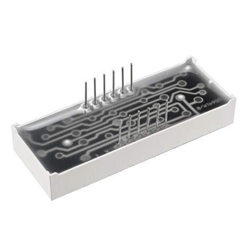 uxcell Common Cathode 12Pin 4 Bit 7 Segment Display 1.98 x 0.75 x 0.31 Inch 0.55" Red LED Display Digital Tube 2pcs