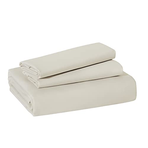 Bedsure Light Khaki Duvet Cover Queen Size - Soft Brushed Microfiber Duvet Cover for Kids with Zipper Closure, 3 Pieces, Include 1 Duvet Cover (90"x90") & 2 Pillow Shams, NO Comforter