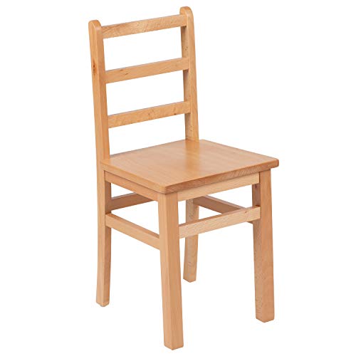 Flash Furniture Kyndl Kids Natural Solid Wood Table and Chair Set for Classroom, Playroom, Kitchen