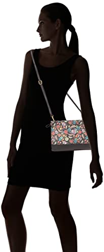 Bueno of California Printed Pebble Crossbody, Botanical