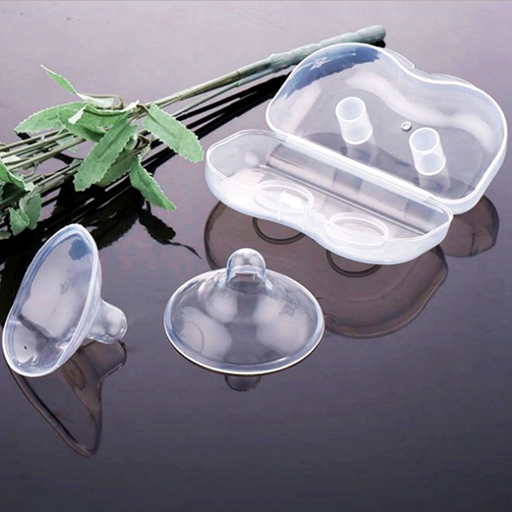 Nipple Shield 4pcs Silicone Nipple Shield Cover Set Breastfeeding Nursing Shield Protector for Women