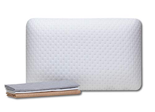 ProComf Travel and Camping Mate/Baby/Kid's/Teen's/Adult's Pillow Case- Pack of 3 (Cream, Ivory, Blue)