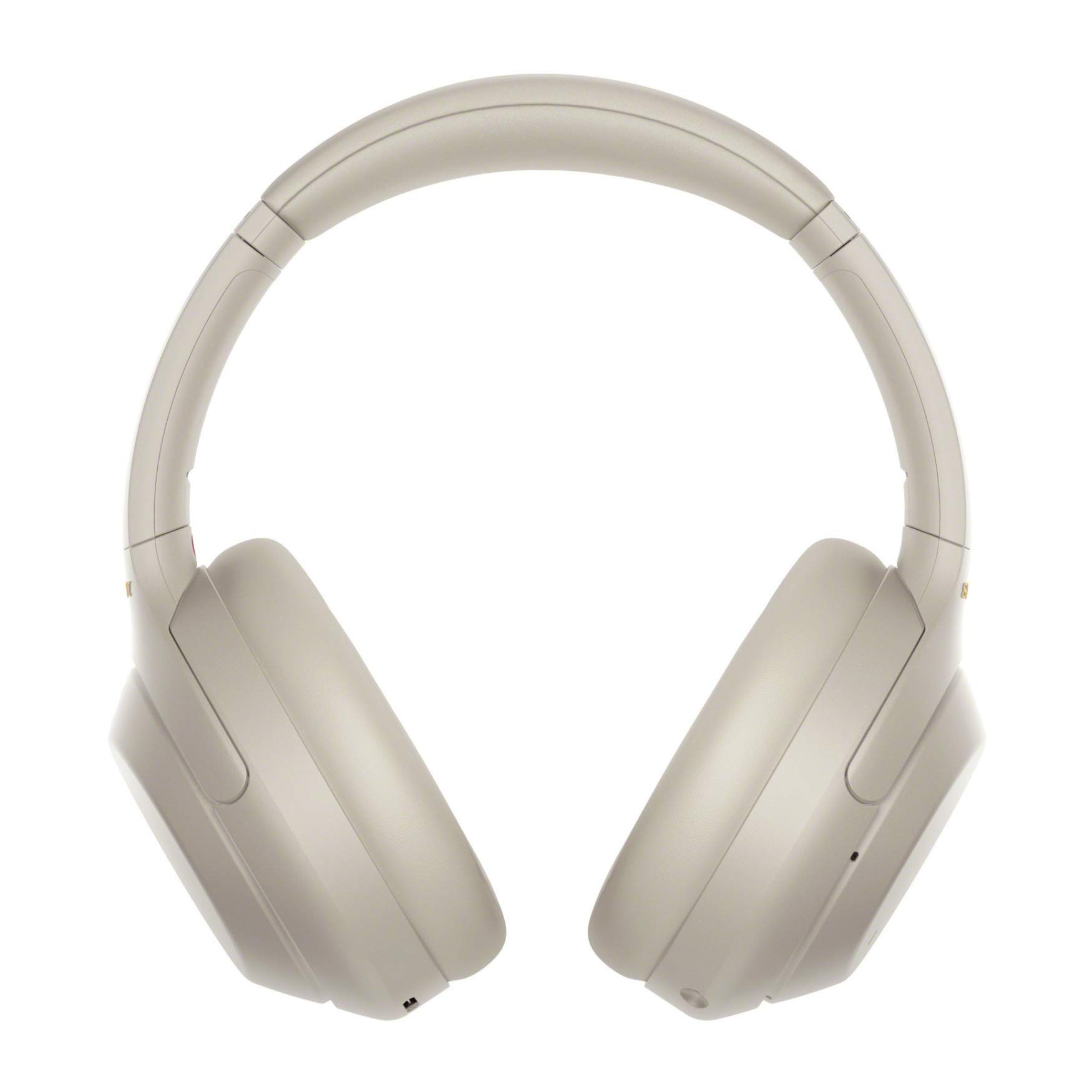 Sony WH-1000XM4 Wireless Noise Cancelling Over-Ear Headphones with Mic (Silver) WI-C100 in-Ear Wireless Headphones Bundle (2 Items)