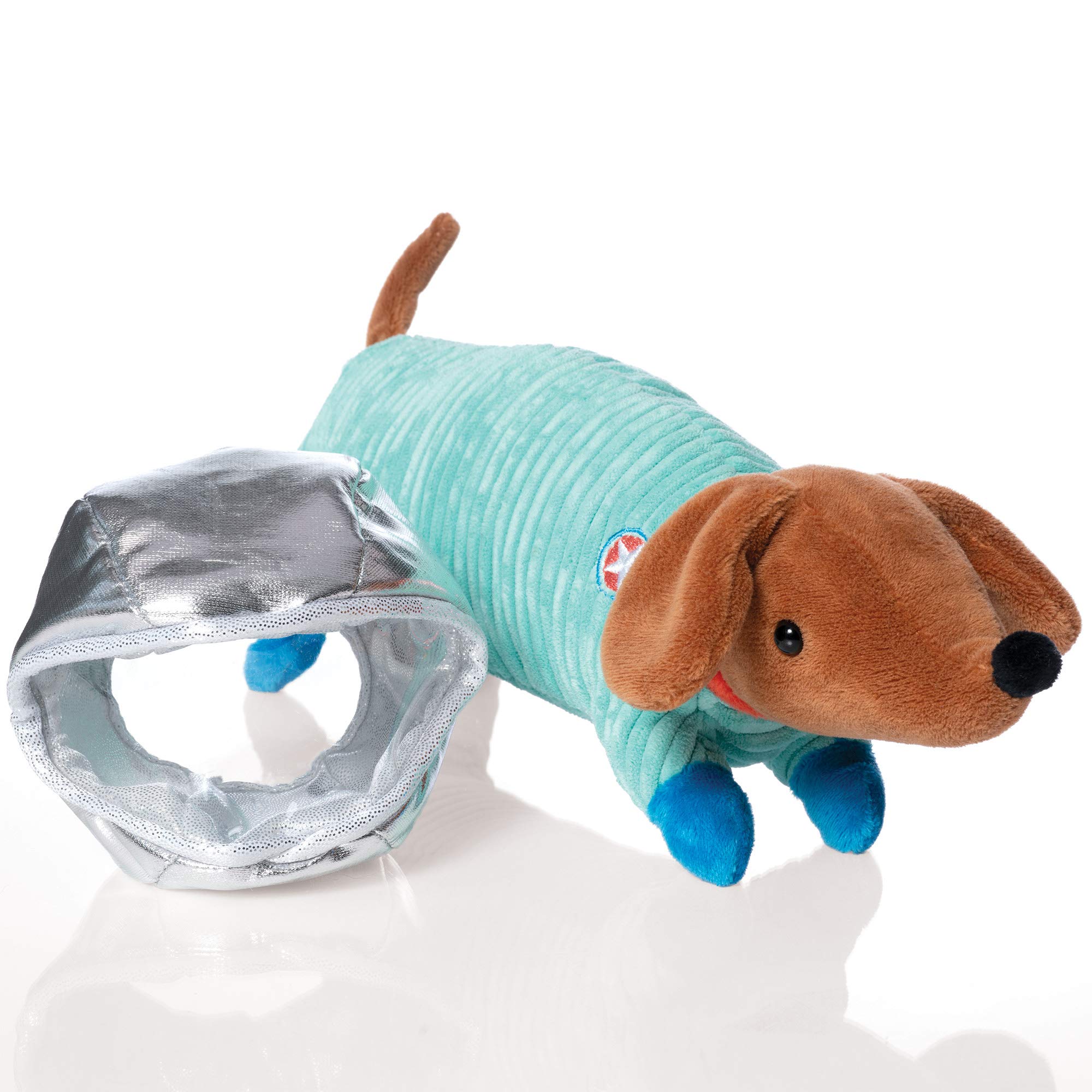 Manhattan Toy Space Dog Stuffed Animal with Removable Helmet 13" Long Toy