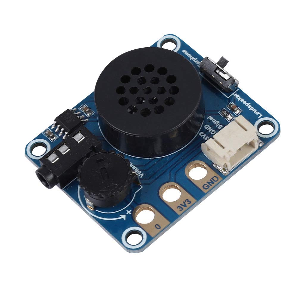 Speaker Module Expansion Board,Speaker Module Expansion Board for Micro: bit NS8002 Chip Compatible for 3.3V/5V Arduino Boards,Supports for Arduino Development Board