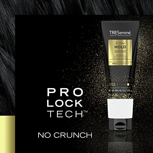 TRESemmé Hair Gel Extra Hold Alcohol-Free for 24-Hour Frizz Control and Humidity Protection 9 Fl Oz