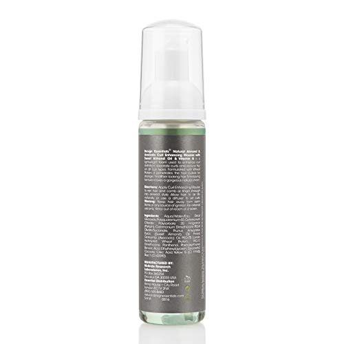 Design Essentials Curl Enhancing Hair Mousse for Curly Hair; Almond and Avocado Collection, 2.5 Ounce