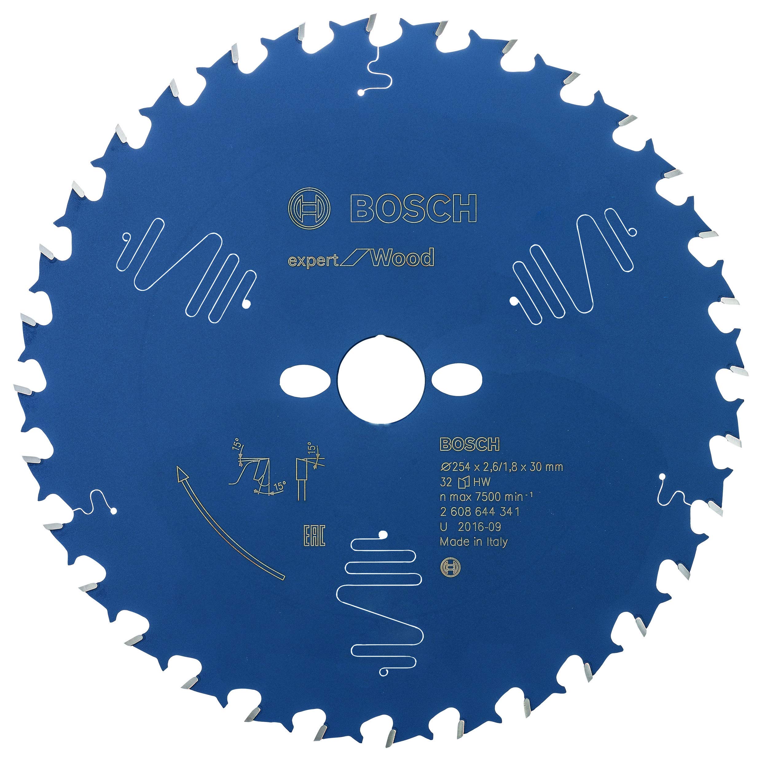 Bosch 0 W 0 V 2608644341 EX Wo T 254x30 mm Circular Saw Blade with 32 Teeth