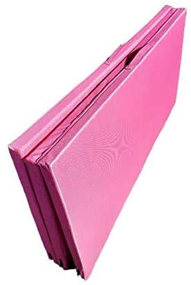 5 Star TD Gymnastics Mat 4'x6', 2" Thick Tri-Fold Folding Exercise Mat Extra Thick High Density Tumble Mat w Carrying Handles for Gymnastics, Yoga, Aerobics, Mixed Martial Arts, Home Gym Workout Mat