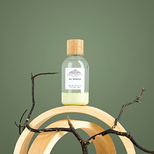 Scent-Organix So Serene Perfume for Men & Women - Citrusy and Fruity Scent with Notes of Mandarin, Wild Freesia & Green Tea - Non-Toxic, Vegan & Biodegradable Perfume - 1.7fl Oz
